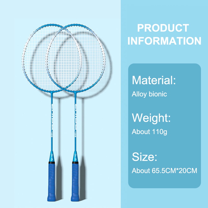 2Pcs Badminton Racket Original Badminton Set With Free 3Pcs ...