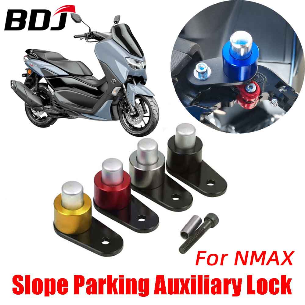 BDJ Brake Lever Parking Button Park Lock Switch For Yamaha Nmax 155 V2 ...
