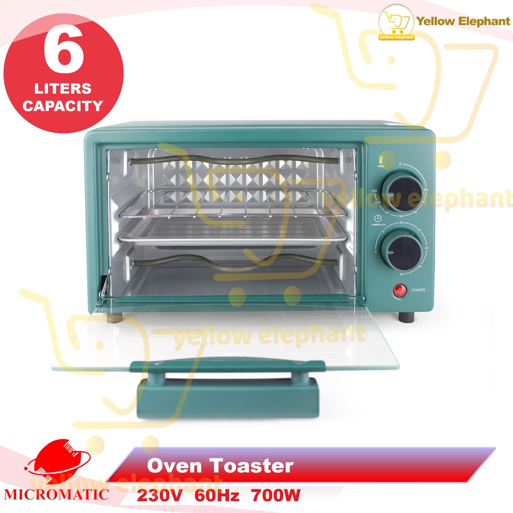 Micromatic Oven Toaster 6L Multipurpose Electric Oven Microwave Toaster ...