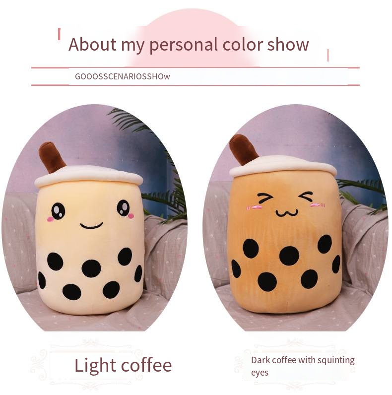 MilkTea Pearl Tea Fruit Shake Stuff Toy 20 inch Milk Tea plush toy ...