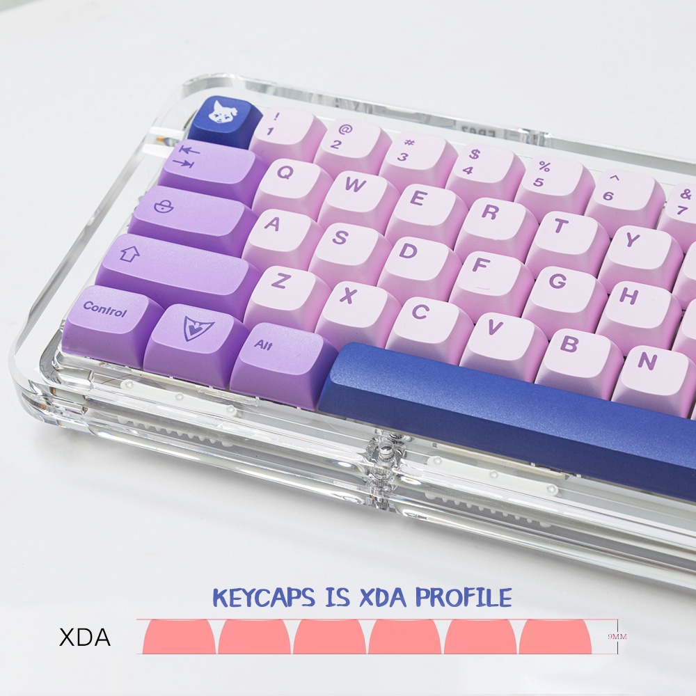 Snowflake Witch Keycap Set 145Keys Cherry Profile PBT Compatible Alice ...