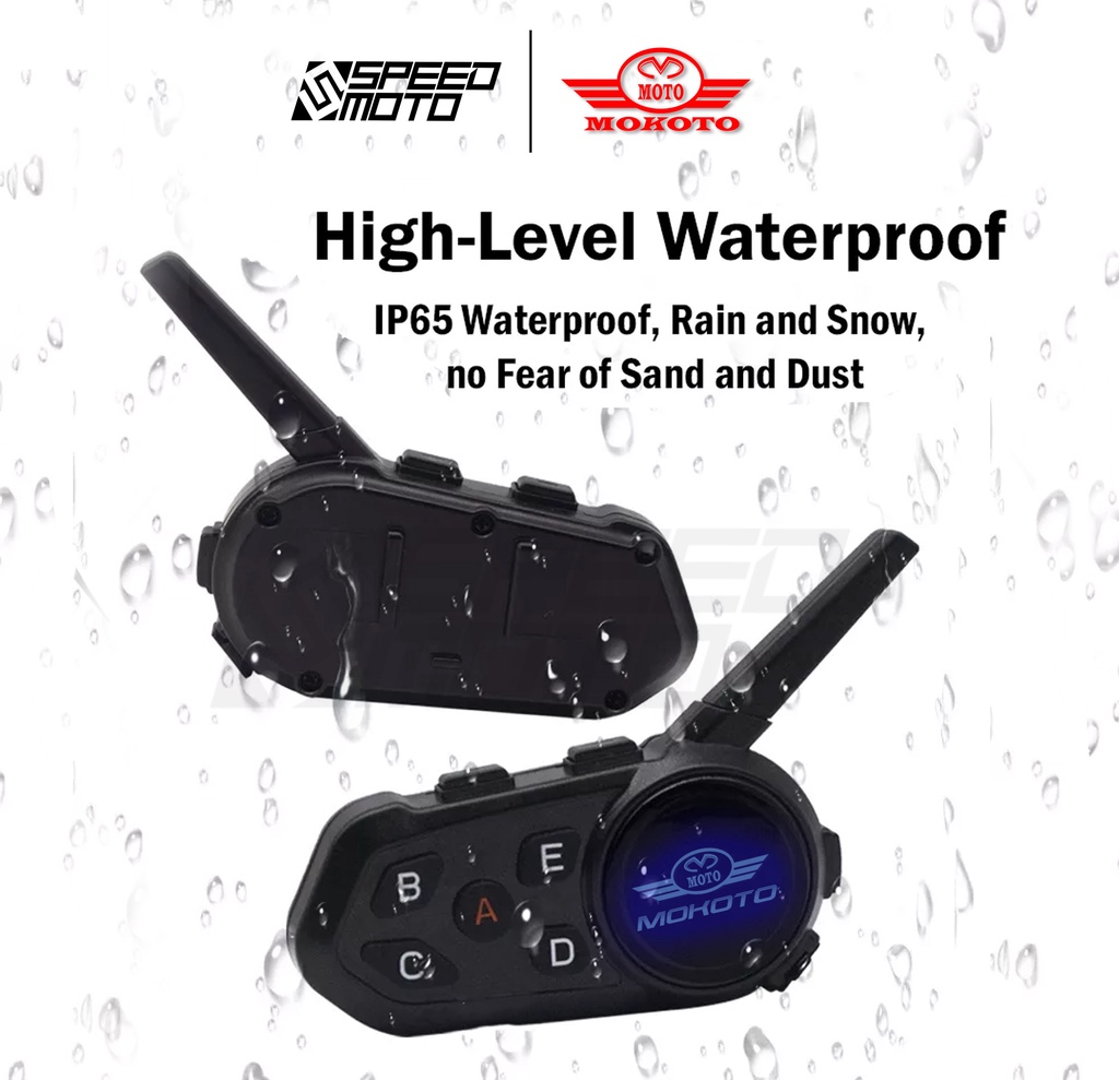 MOKOTO WIRELESS INTERCOM S-6 SPEEDMOTO | Shopee Philippines