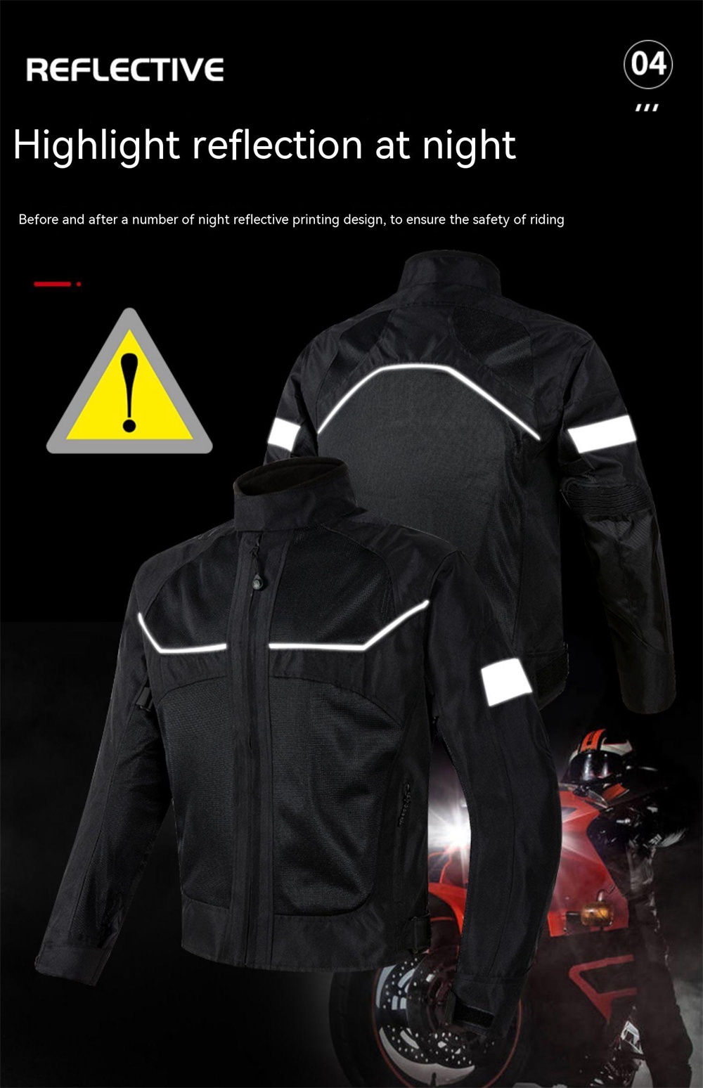 VEMAR men's motorcycle jacket summer mesh riding clothing equipment CE ...