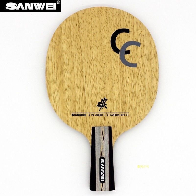 Sanwei CARBON (5+2 Carbon, OFF++) Table Tennis Blade Ping Pong Racket Bat Paddle SANWEI CC ...