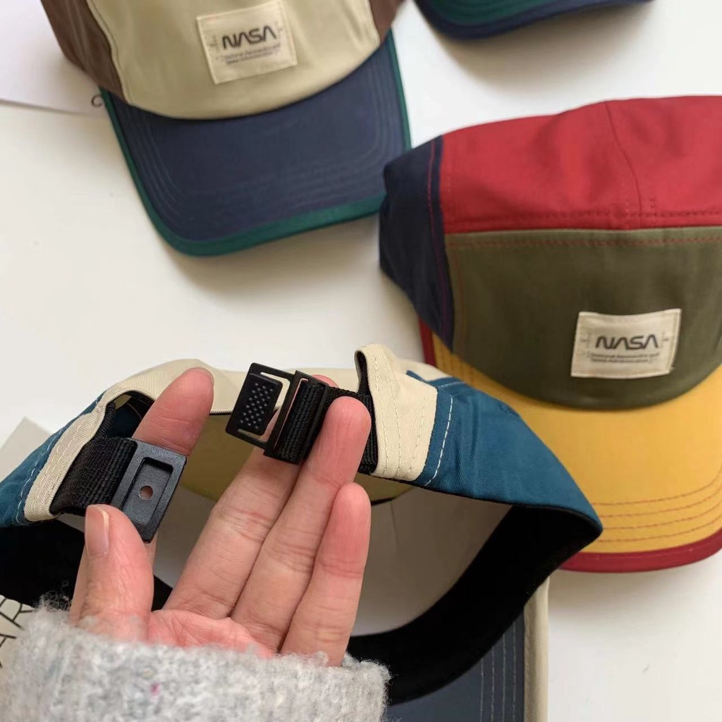 vintage cap 5 Panel cap NASA cap Colour blocking and colourful hiphop ...