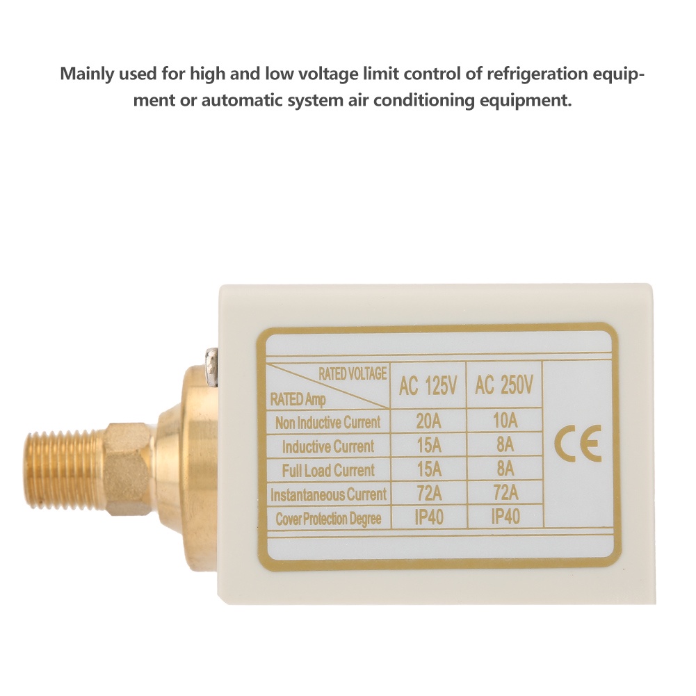 [READY STOCK] PT1/4" Eletronic Pressure Control Switch 24V~380V for Air ...