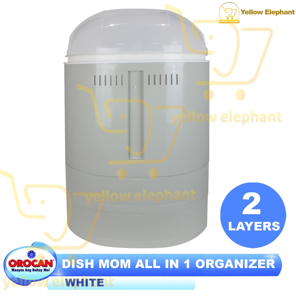 Orocan Dish Rack Cabinet, Dish Drainer, Dish Organizer 2 Layers Lagayan ...