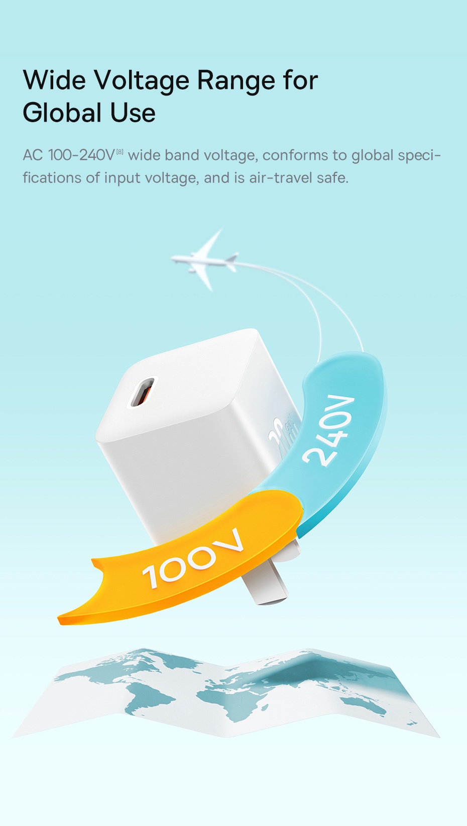 Baseus GaN5 Fast Charger 20W Portable USB C Charger Support Type C PD ...