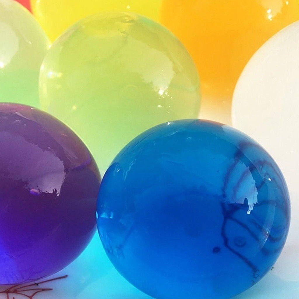 FREE 50/100/200PCS Large water balls Hydrogel Pearl Shaped Big 3-4cm ...