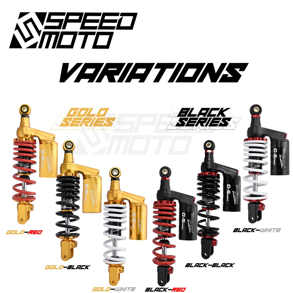 MOKOTO MIO REAR SHOCK GAS ABSORBER W/ BASO 300mm HIGH QUALITY CONTROL ...