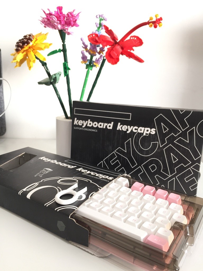 150 Keycaps Double Shot MSA Profile Black&Pink Keycaps For Mechanical ...