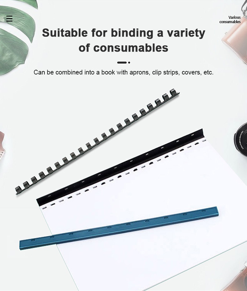 Ring / Comb Binding Machine A4/A3 Size Binding Machine Office 21 Hole Comb Binding Machine ...