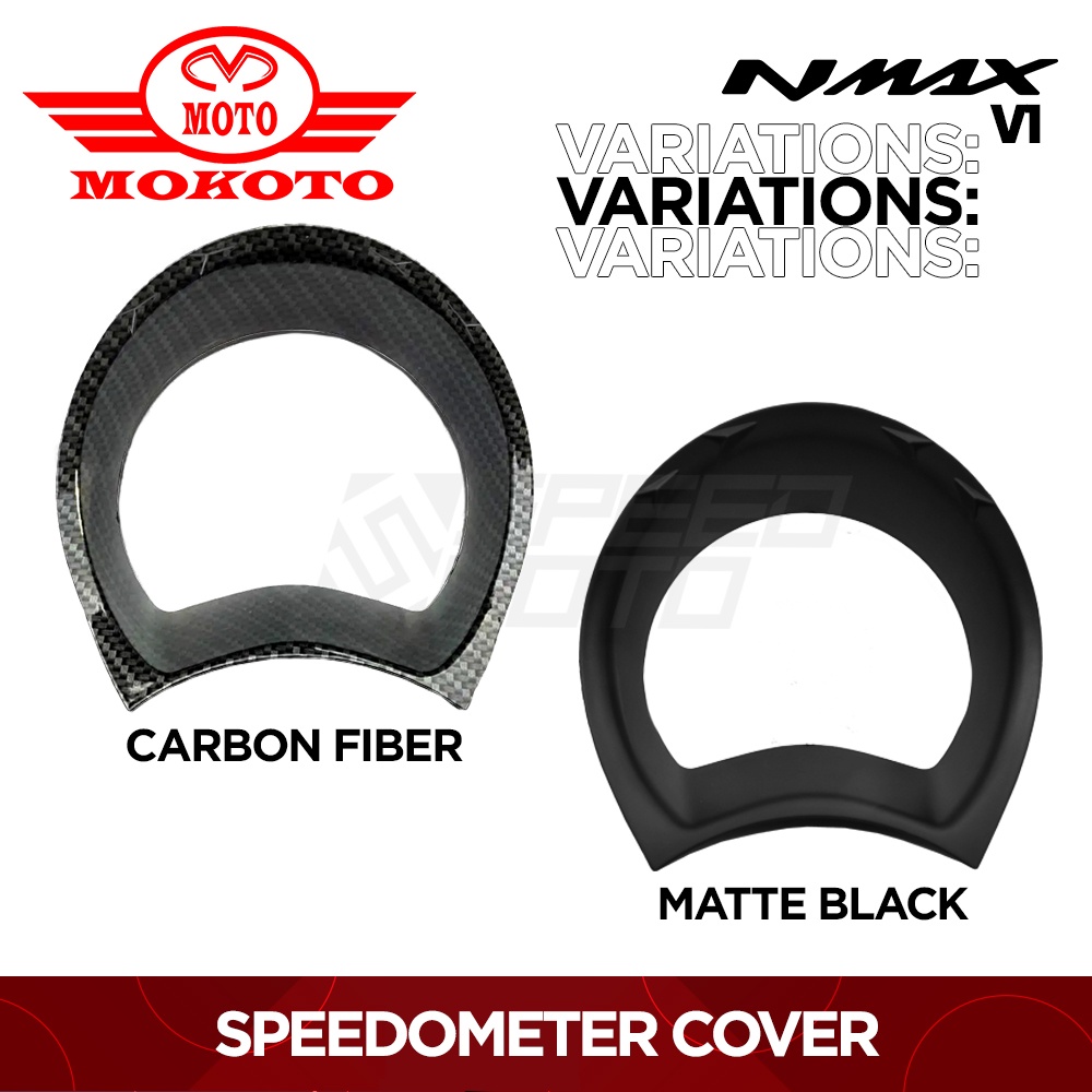 YAMAHA NMAX V1 PANEL GAUGE COVER T-5465 CARBON / C-2429MB MATTE BLACK ...