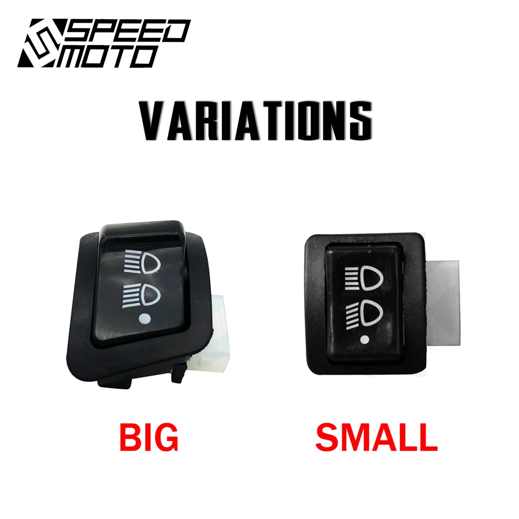 SPEEDMOTO HONDA TRI-SWITCH TRI WAY SWITCH AND HI/LOW LIGHT SWITCH SMALL ...