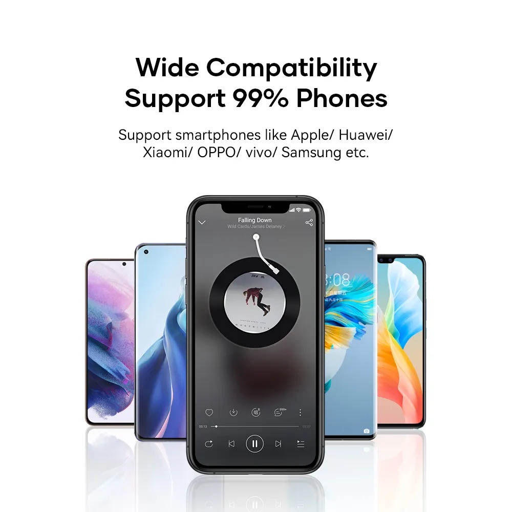 TYLEX XK60 True Wireless Headset Earbuds with BT 5.1 version Voice Wake ...