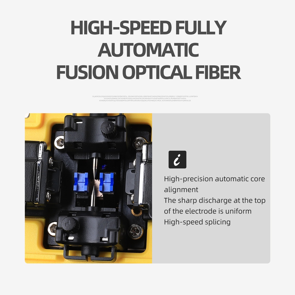 FTTH Splicer kit Mini Fusion Splicer Optical Fiber Hot Splicing Machine ...
