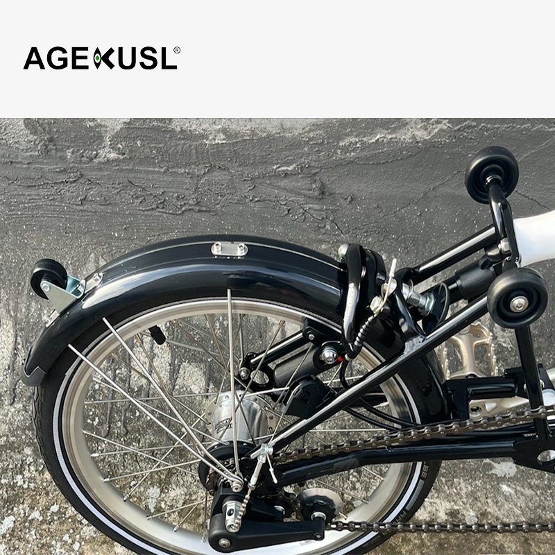 AGEKUSL Bike Mudguard Fenders Nylon Fit For Brompton 3Sixty Pikes ...