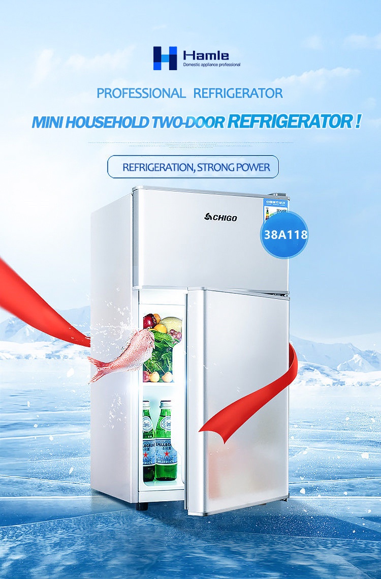 HANATEK Mini Refrigerator With Freezer 145L For Room Frost Fridge Save ...