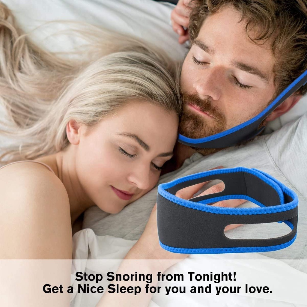 Anti Snore Stop Snoring Chin Strap Jaw Solution Sleep Support Apnea ...