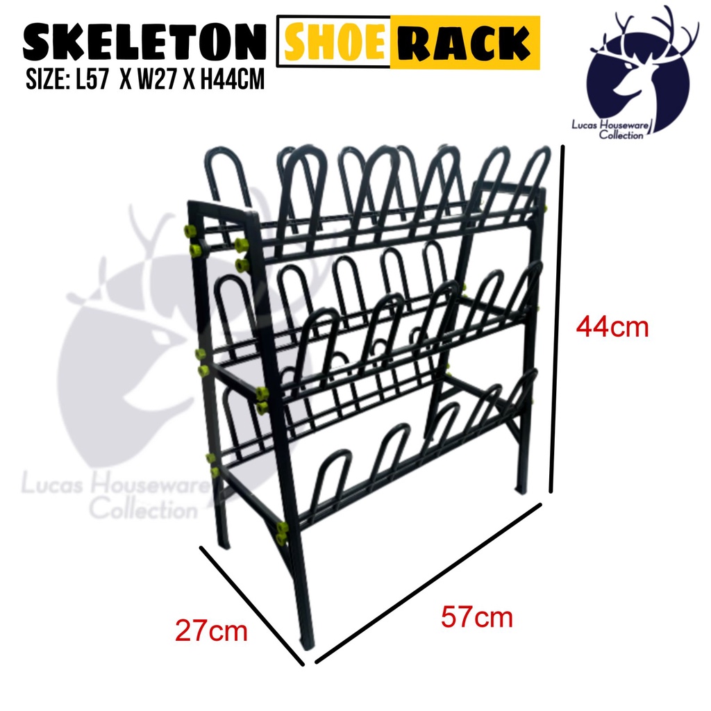 SKELETON SHOE RACK / SHOE ORGANIZER RACK / SHOE SHELF / SHOE STORAGE ...