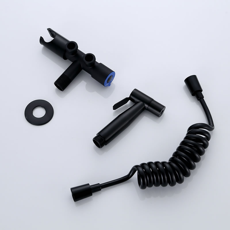 Heavy Duty SUS304 Black Bidet Spray Set With Valve Stainless Steel ...