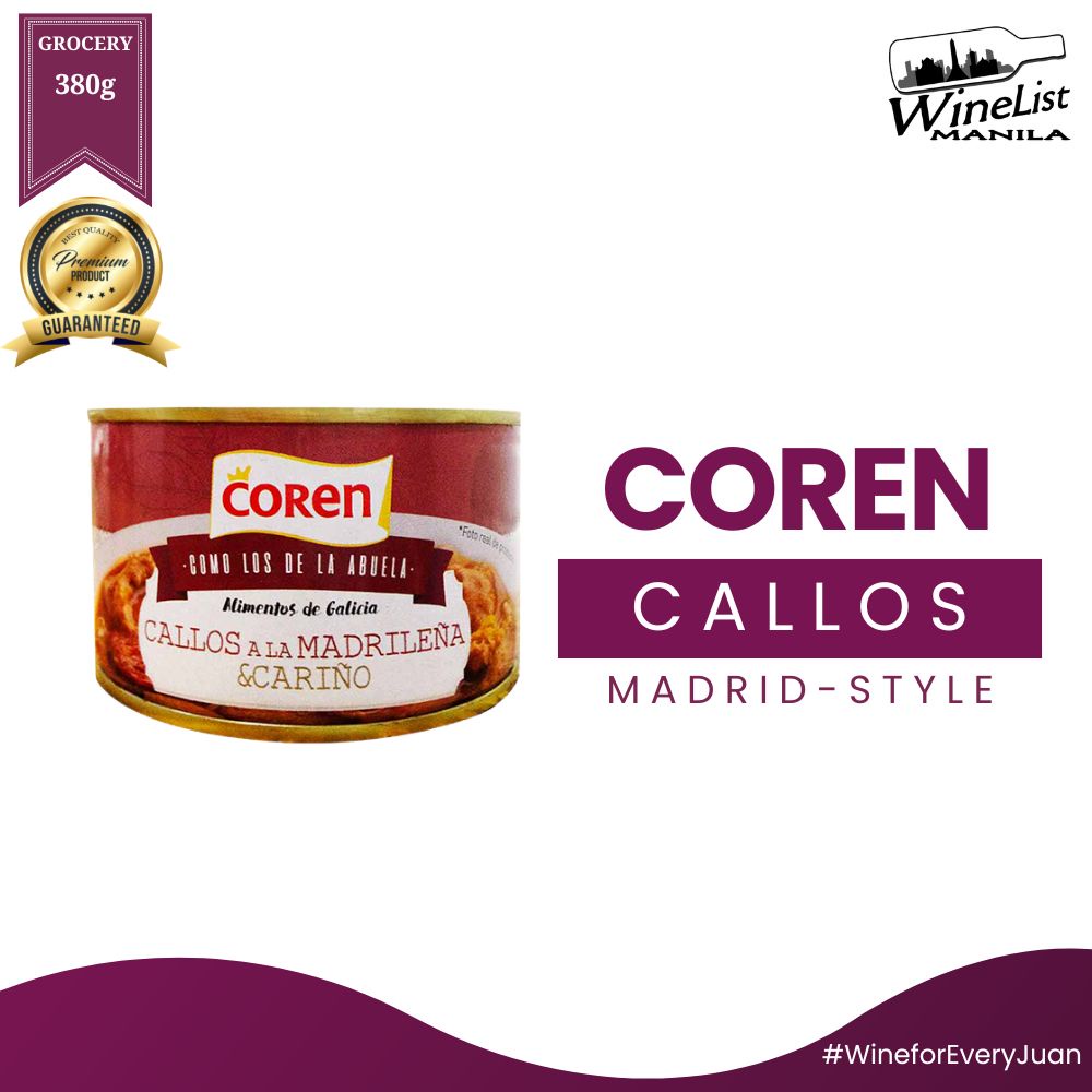 Coren Callos A La Madrilena, Madrid-Style 380g Spanish Traditional Stew ...