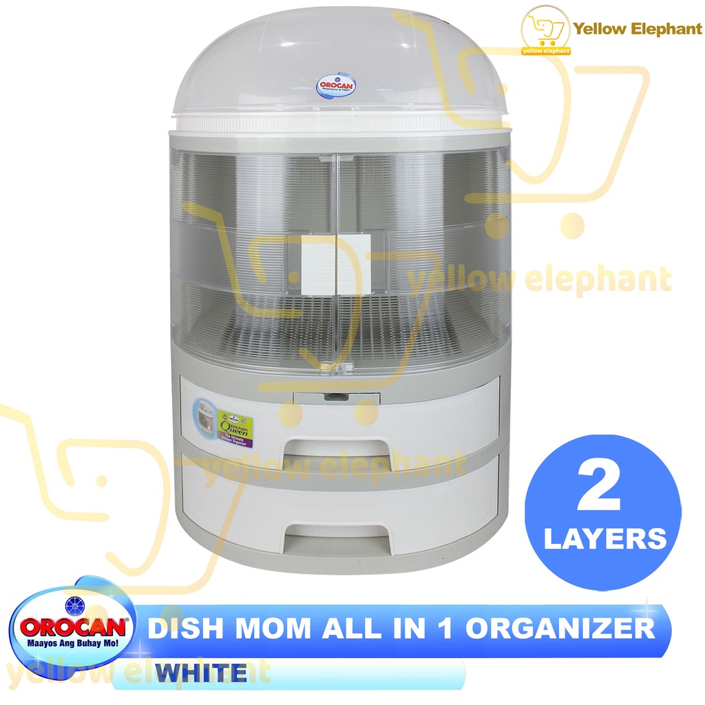 Orocan Dish Rack Cabinet, Dish Drainer, Dish Organizer 2 Layers Lagayan ...