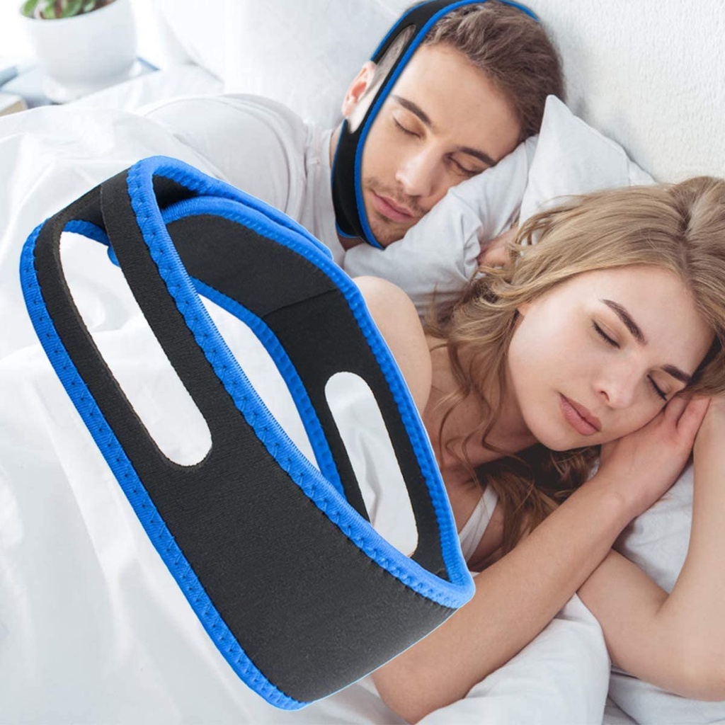 Anti Snore Stop Snoring Chin Strap Jaw Solution Sleep Support Apnea ...