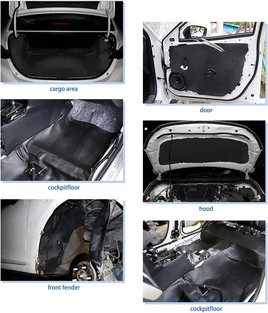 15MM/20MM Thickness Car Engine Sound Insulation Foam ,Rubber Heatproof ...