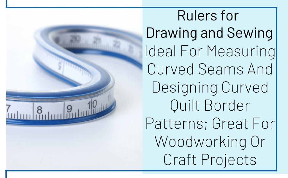 FCR100 Flexible Curve Snake Ruler with Inch and Metric Scale Markings ...
