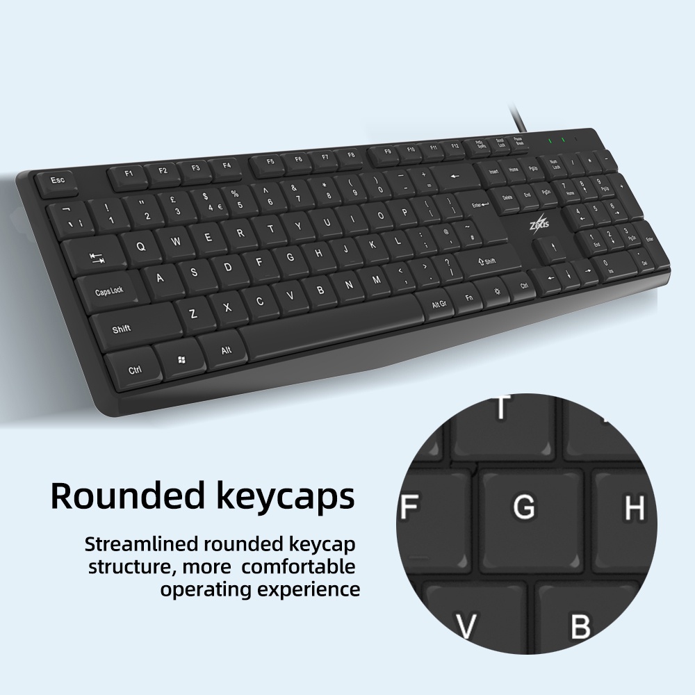 Zeus K500 ( SimpliCity ) Computer Keyboard For Office / Gaming ( Online ...