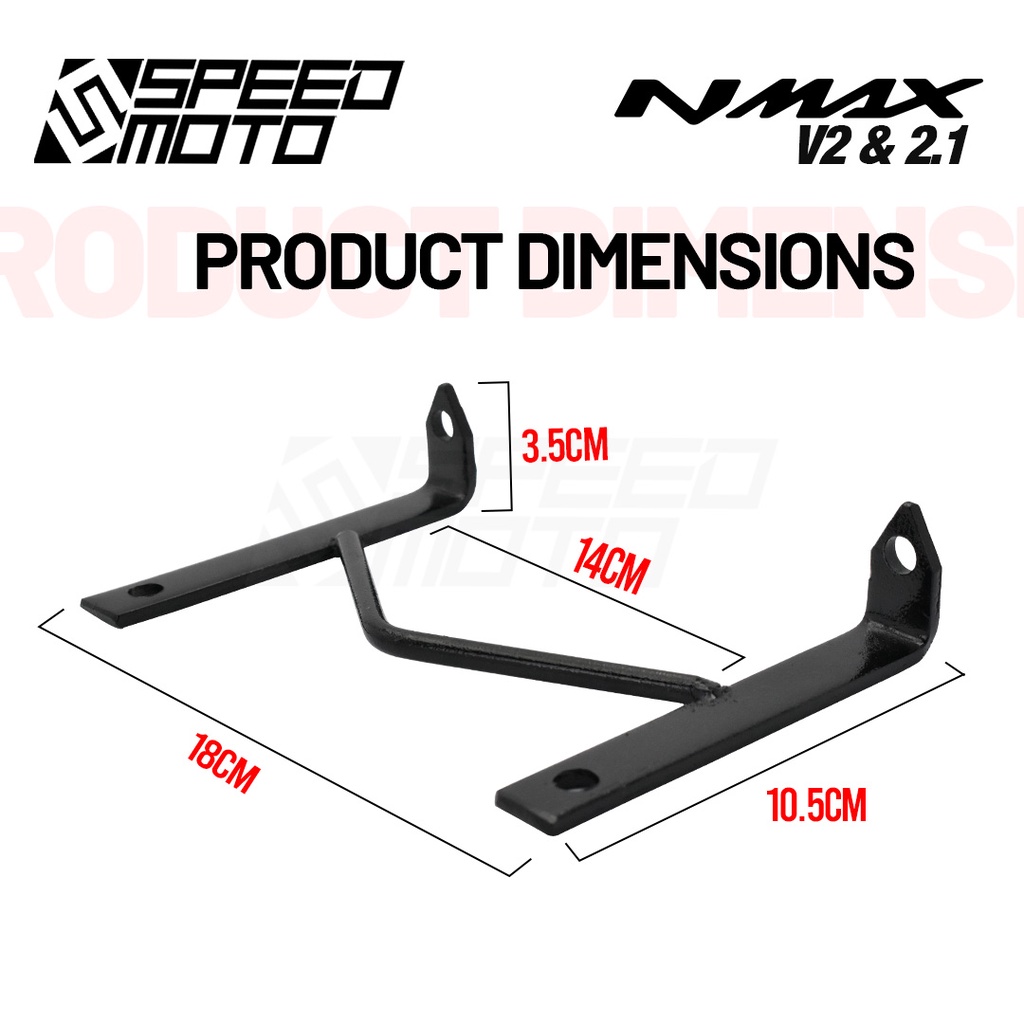 MOKOTO YAMAHA NMAX V2 / NMAX V2.1 MINI DRIVING LIGHT LED BRACKET ...