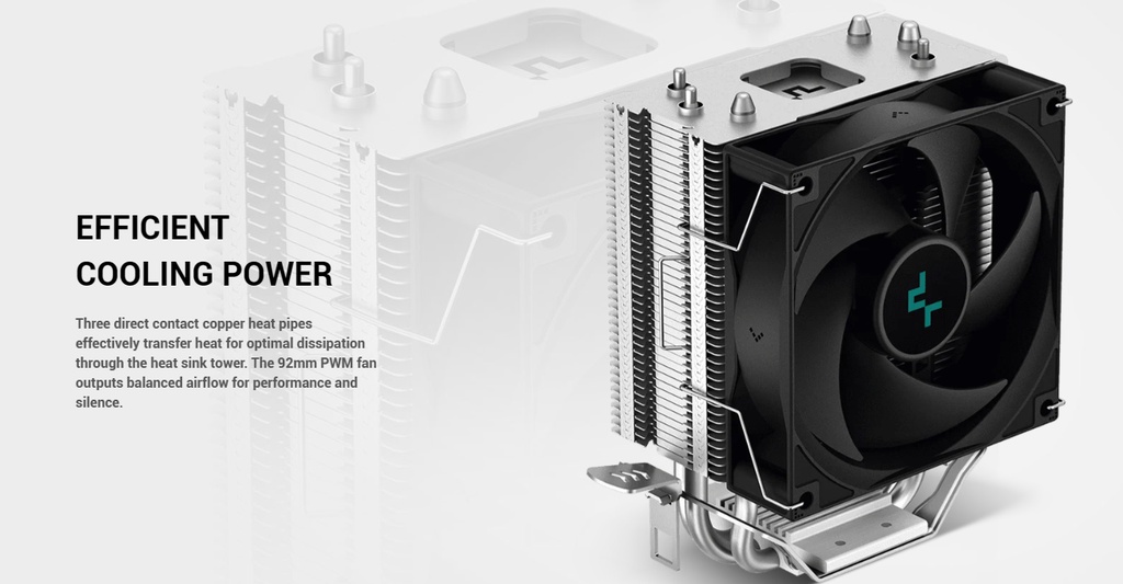 DeepCool Gammaxx AG300 Compact Single Tower CPU Cooler (R-AG300-BKNNMN ...