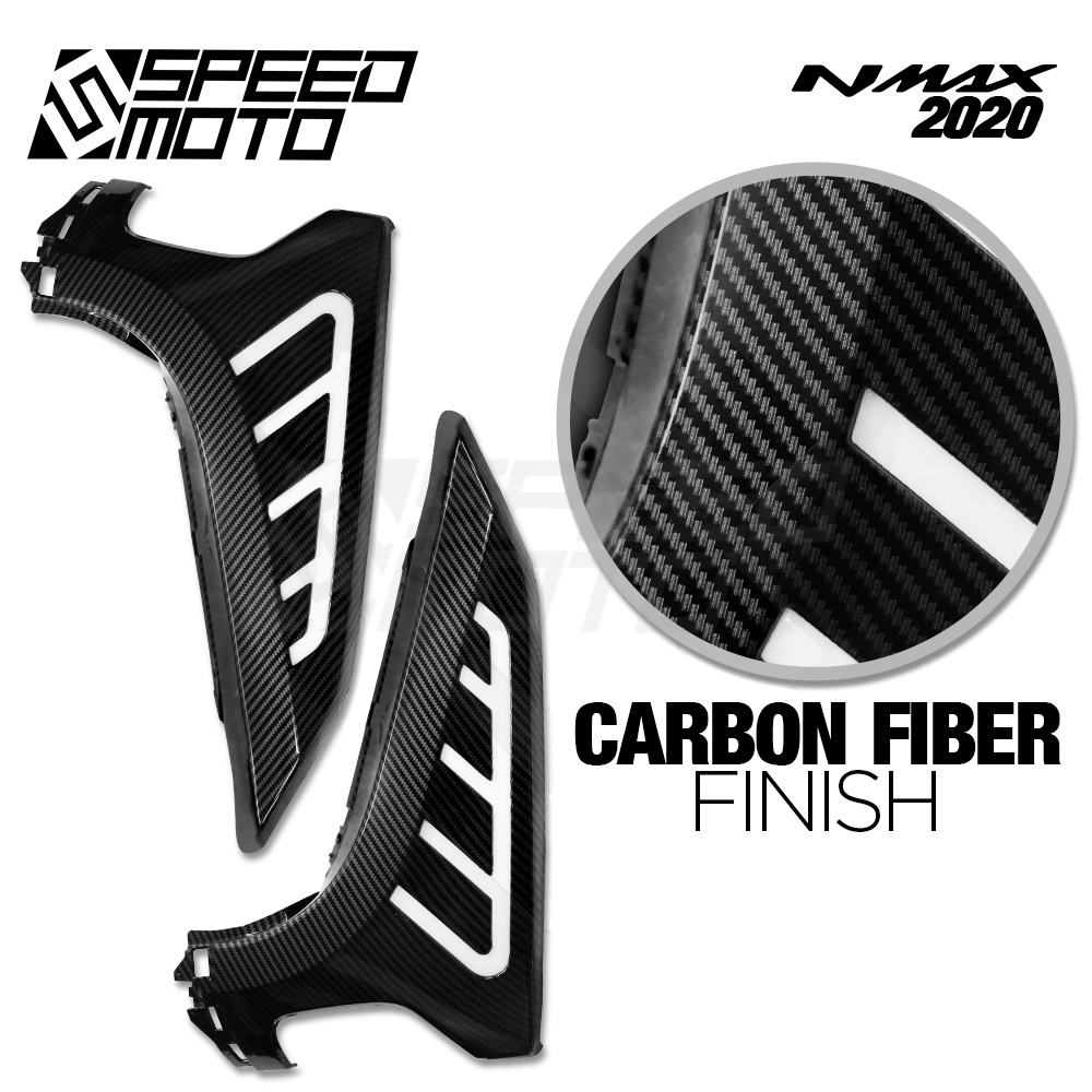 MOKOTO NMAX V2 / V2.1 FRONT SIDE PANEL COVER LEG SHIELD CARBON COVER ...