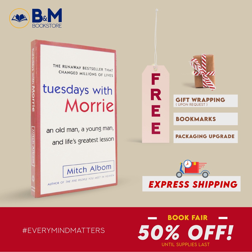 Tuesdays With Morrie: Mitch Albom ( US VERSION ) | Shopee Philippines
