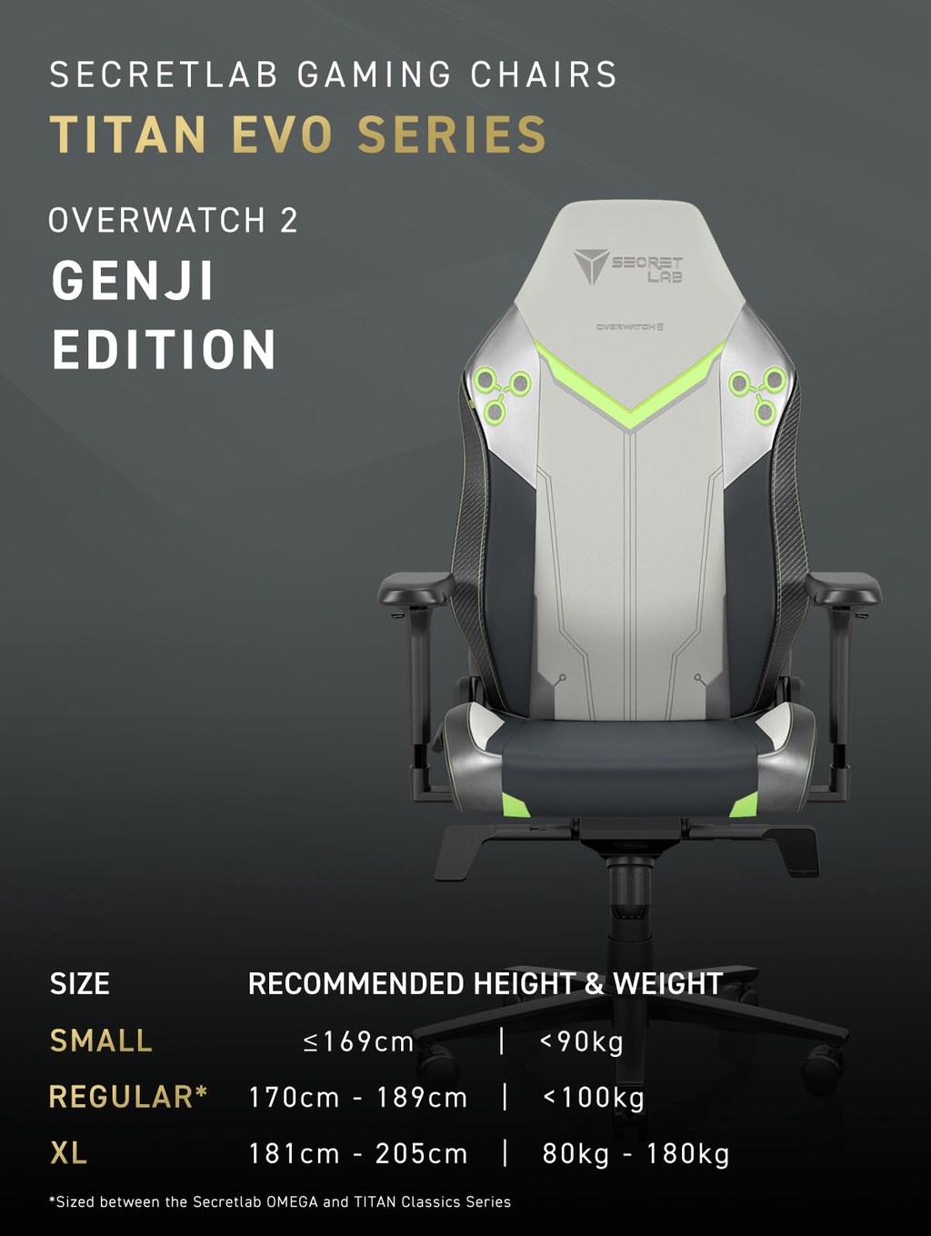 Secretlab TITAN Evo Gaming Chair—Overwatch 2 Genji Edition | Shopee Philippines