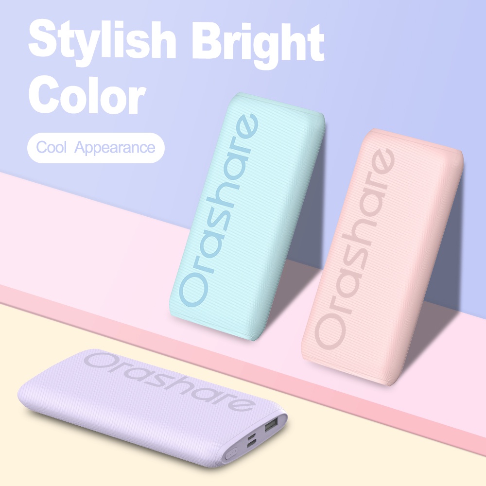 Orashare O10 10000mAh Powerbank Stylish and Slim Fast Charge Portable ...