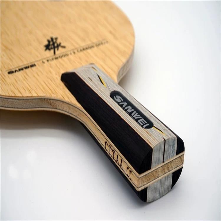 Sanwei CARBON (5+2 Carbon, OFF++) Table Tennis Blade Ping Pong Racket Bat Paddle SANWEI CC ...