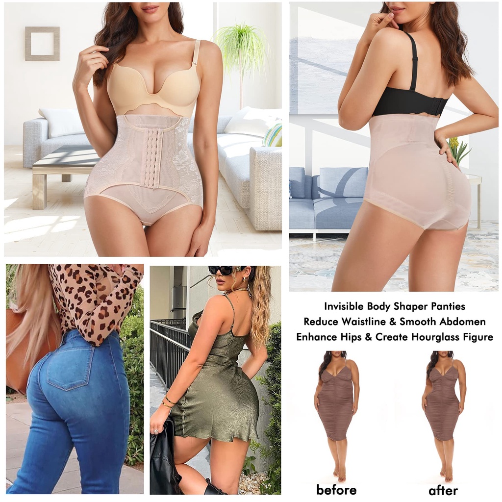 Gukoo High Waist Trainer Control Panties Body Shaper Tummy Girdle