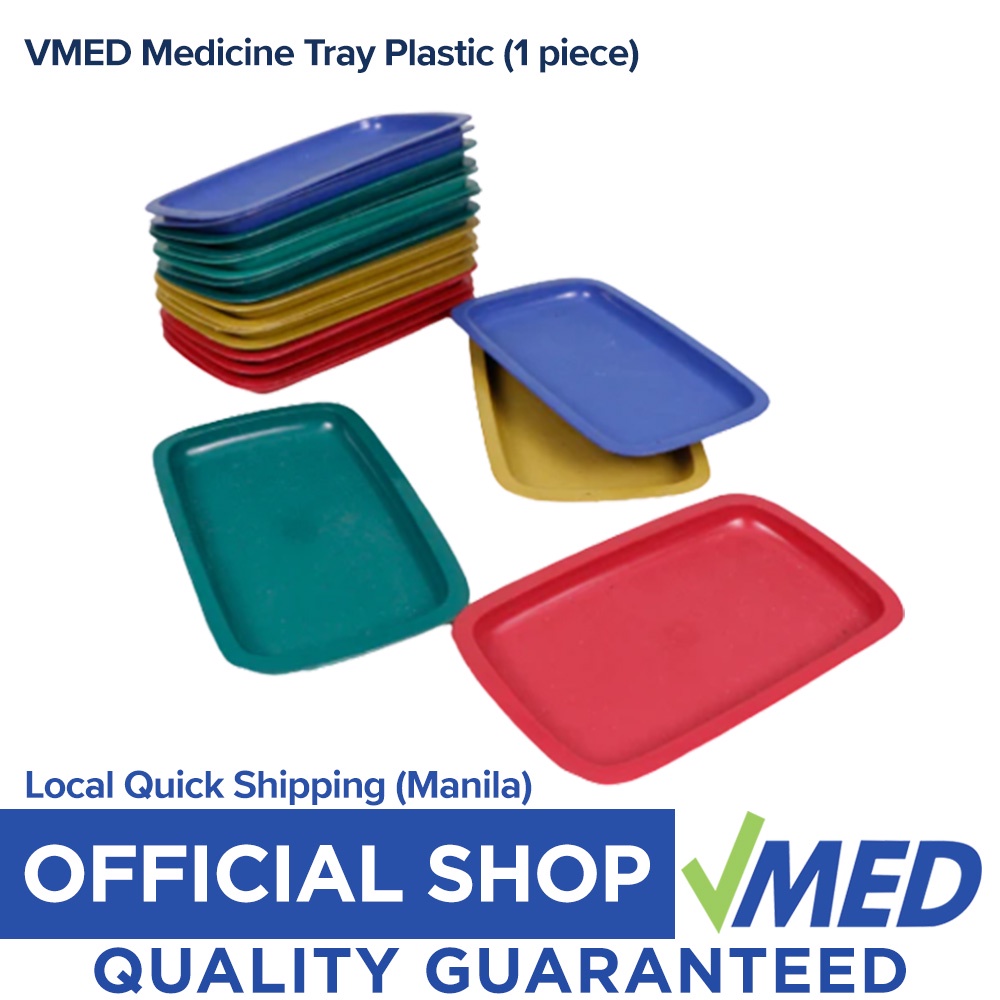 VMED Medicine Tray Plastic (1 piece )(RANDOM COLOR) | Shopee Philippines