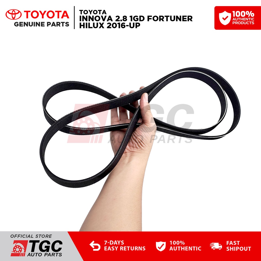 Toyota Genuine Drive Belt Original Toyota Innova 2.8 1GD Fortuner ...