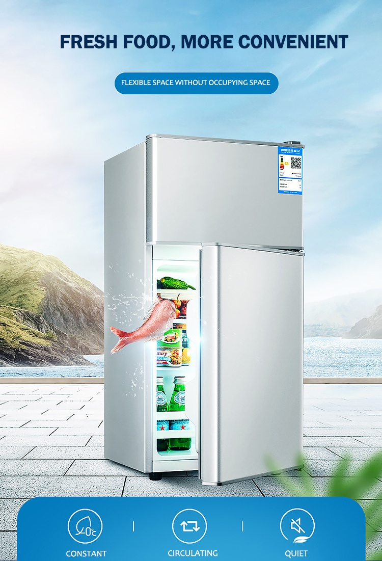 HANATEK Mini Refrigerator With Freezer 145L For Room Frost Fridge Save ...