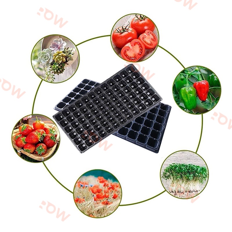 ROW Seedling Tray 32/72/128 Hole Garden Starter Tray Strength Seed ...