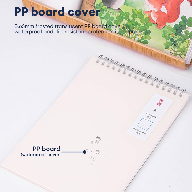 Deli A5 Spiral Notebook 60Sheets Student Writing Notebook School ...
