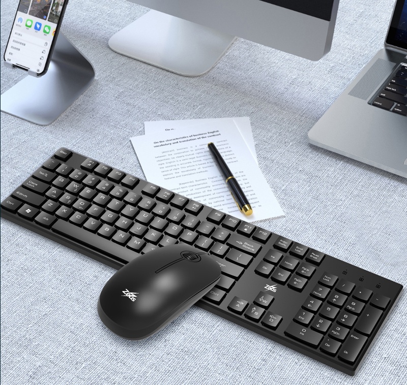 Zeus GK600 Slim 2.4GHz Wireless Keyboard And Mouse Set With USB ...