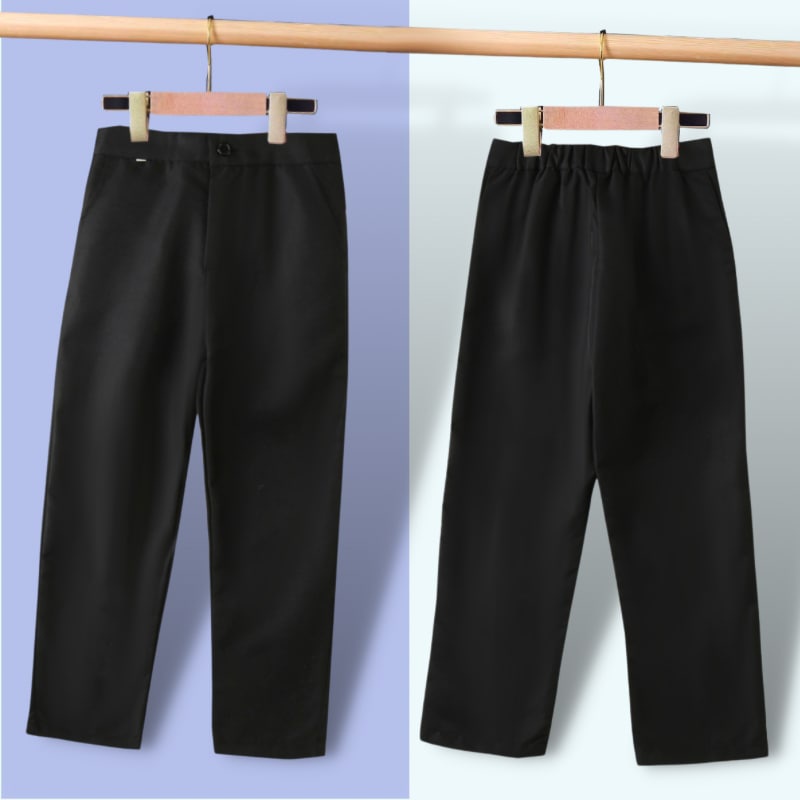 Kids Fashion Childrens Clothing Korean Style Formal Black Slacks ...