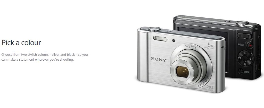 Sony DSC-W800 DSC-W810 Compact Digital Cyber-shot 720P HD Camera with ...