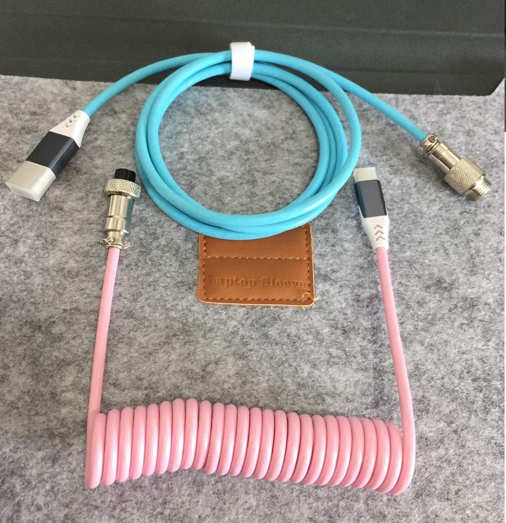 Coiled Cable for Mechanical Keyboard Custom Coiled Cable Wire USB Type ...