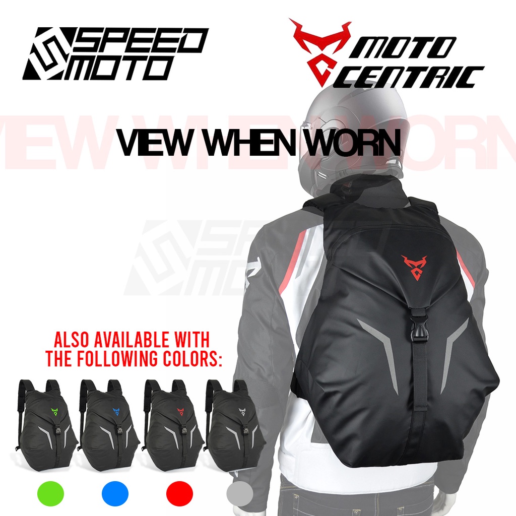 MOTOCENTRIC MC-0110 MULTI-FUNCTIONAL HELMET BACKPACK NEW 2021 DESIGN ...