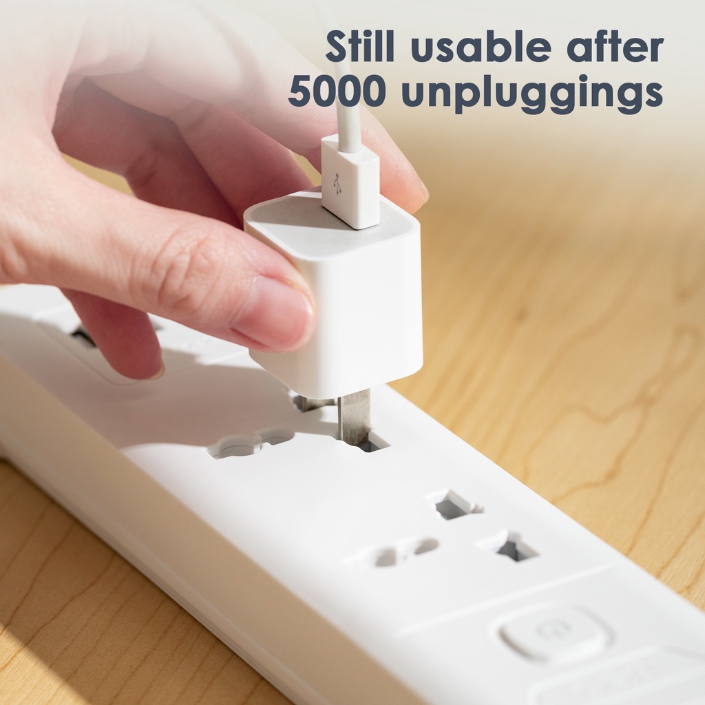 Deli Charging Adapter Universal Large Spaced Hole 3M/5M Power cord with ...